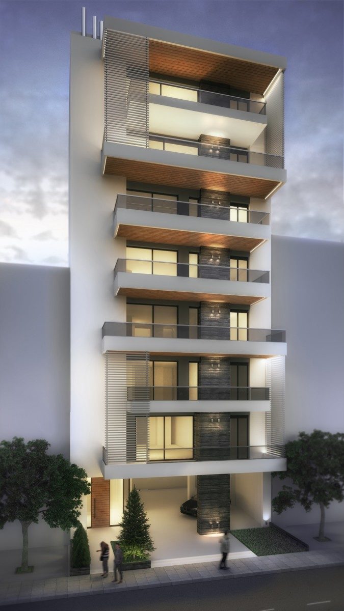 Κατοικία δύο επιπέδων σε υπό κατασκευή επταώροφη πολυκατοικία στη ...