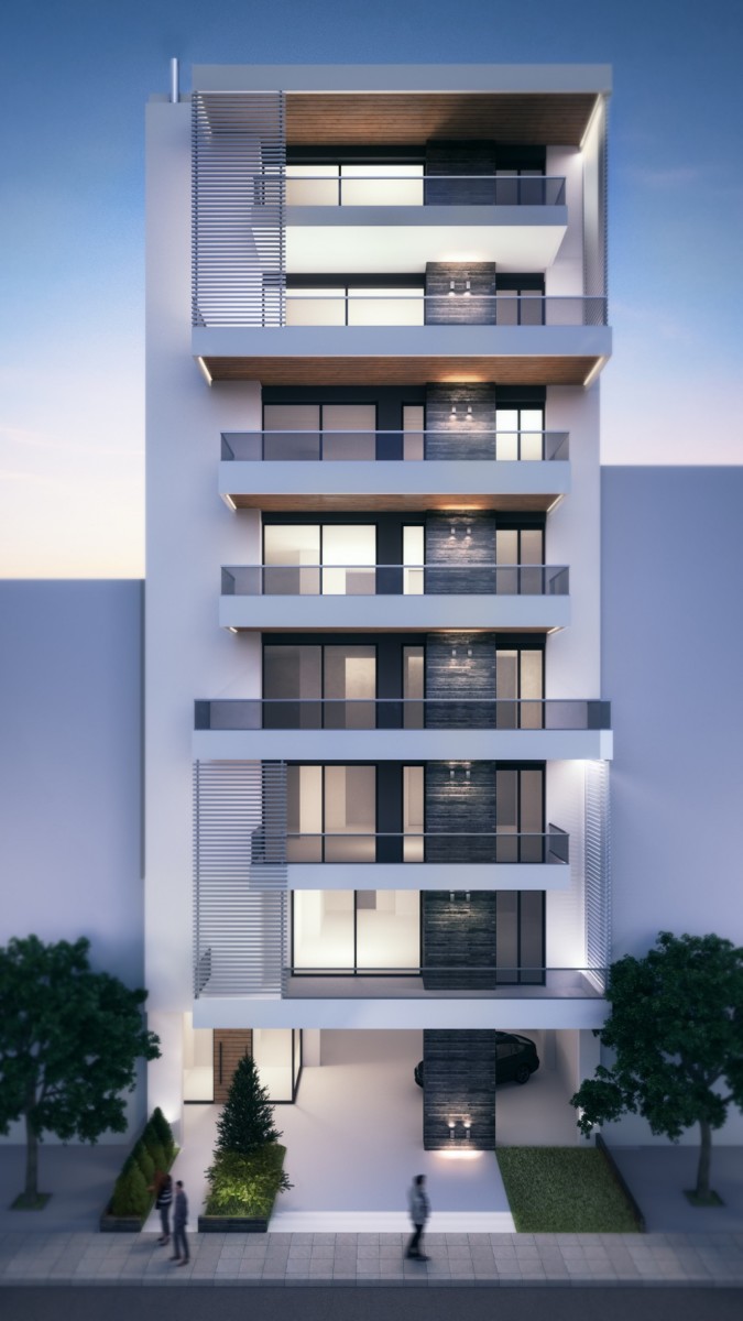 Κατοικία δύο επιπέδων σε υπό κατασκευή επταώροφη πολυκατοικία στη ...